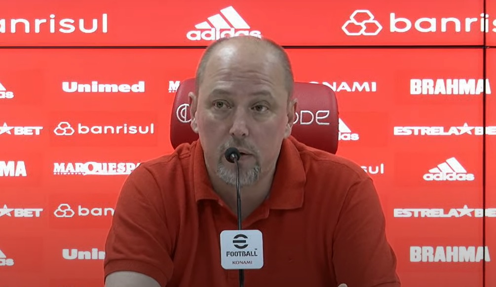 A postagem de Alessandro Barcellos após anúncio por parte do Inter