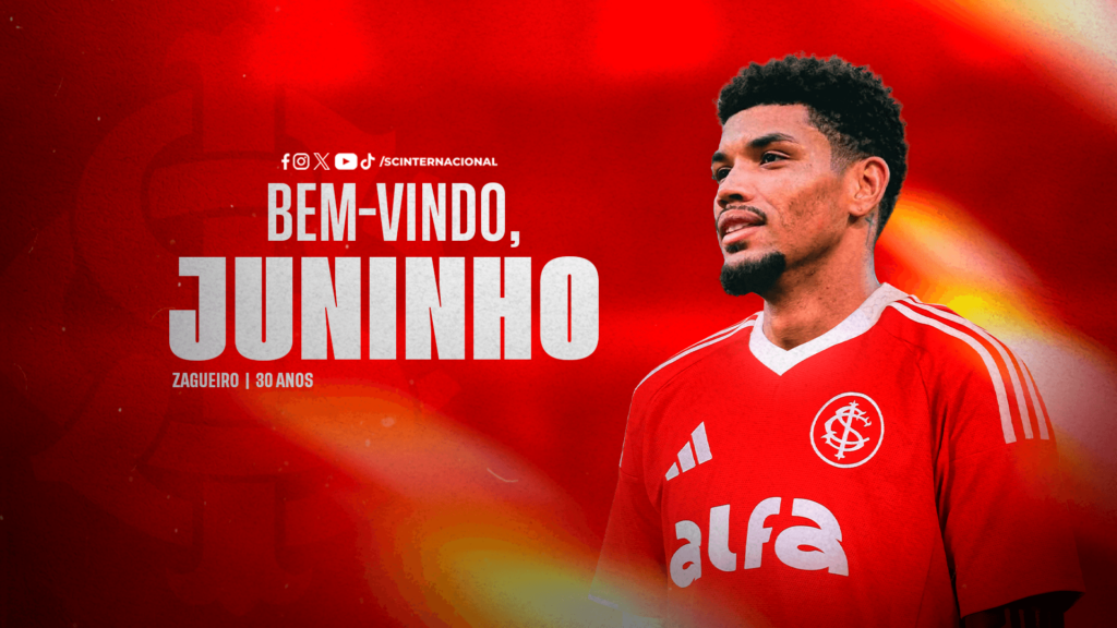 Juninho é anunciado como novo zagueiro do Inter