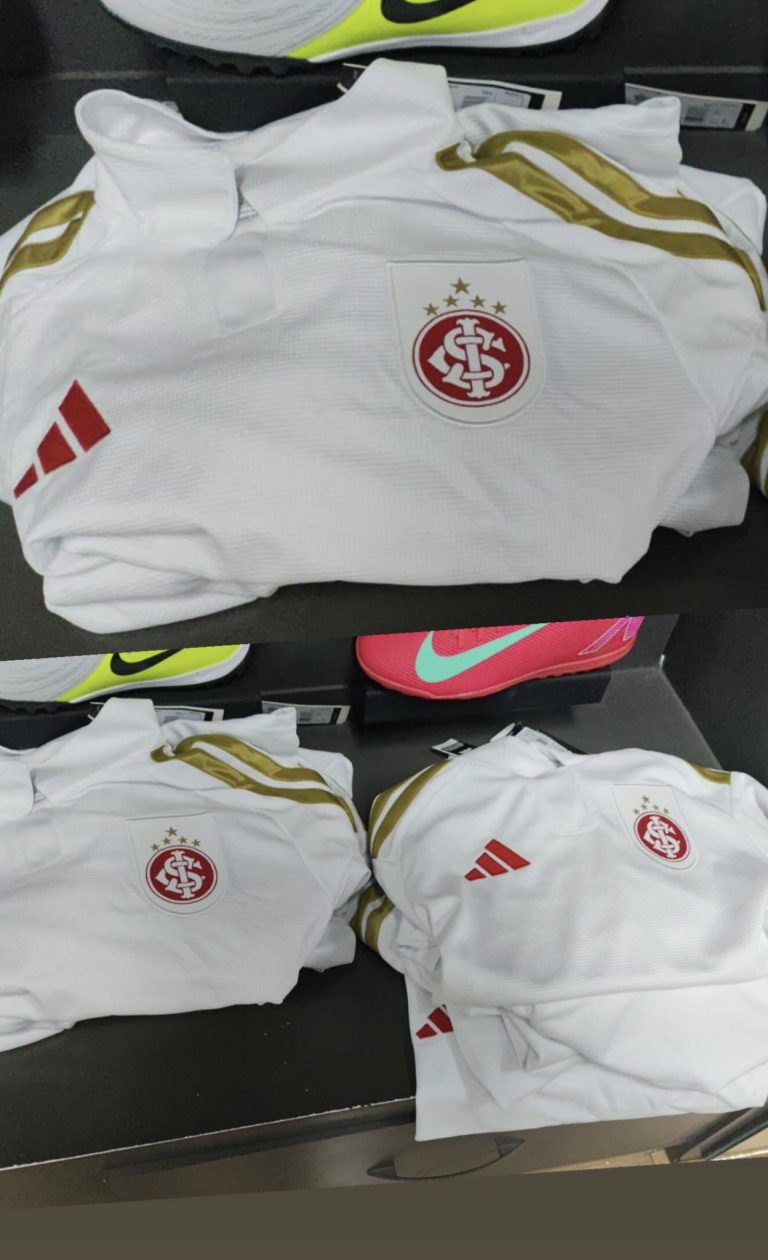 Com detalhe em dourado, vaza suposto novo uniforme do Inter; confira